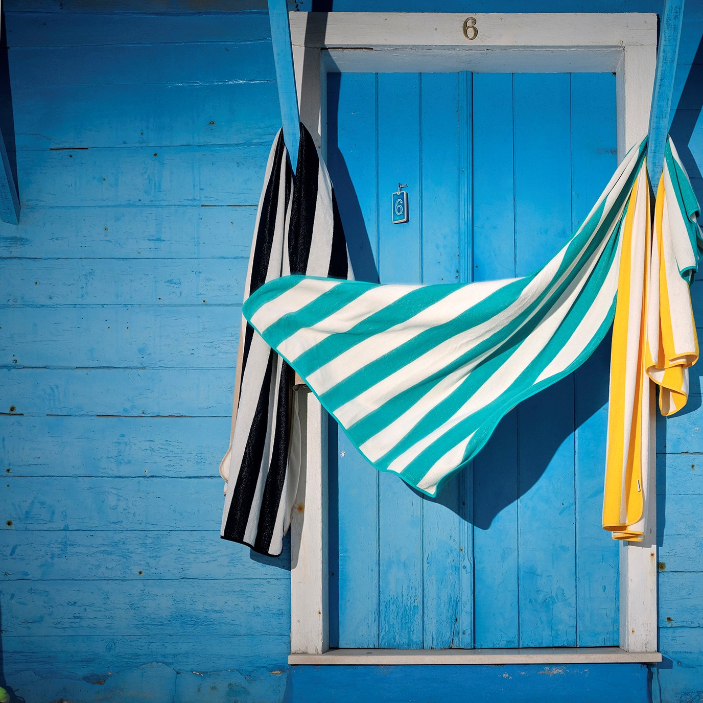 Abyss & Habidecor Strandhandtuch Prado cadette blue -332 (100x200 cm)