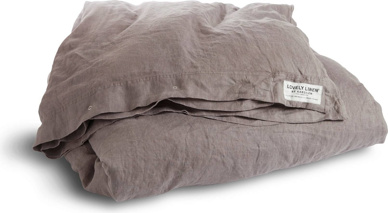 Lovely Linen vorgewaschene Leinen Bettwäsche Misty grey